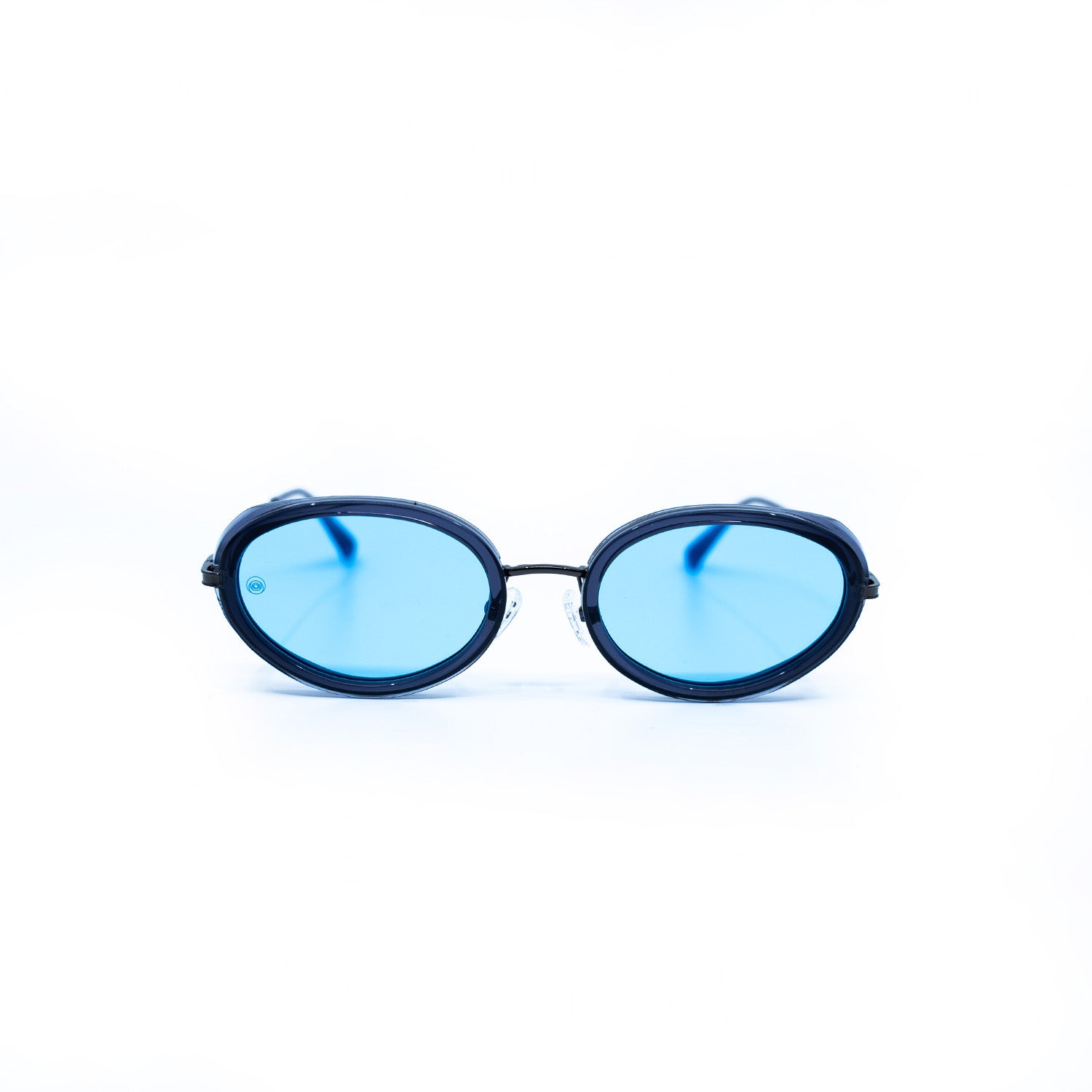 Gala Sunglasses with Ash Frame & Light Blue Lens – TAXXON Eyewear
